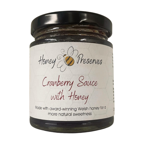 Honey Bee Preserves Cranberry Sauce with Honey (210g) - The Pop Up Deli