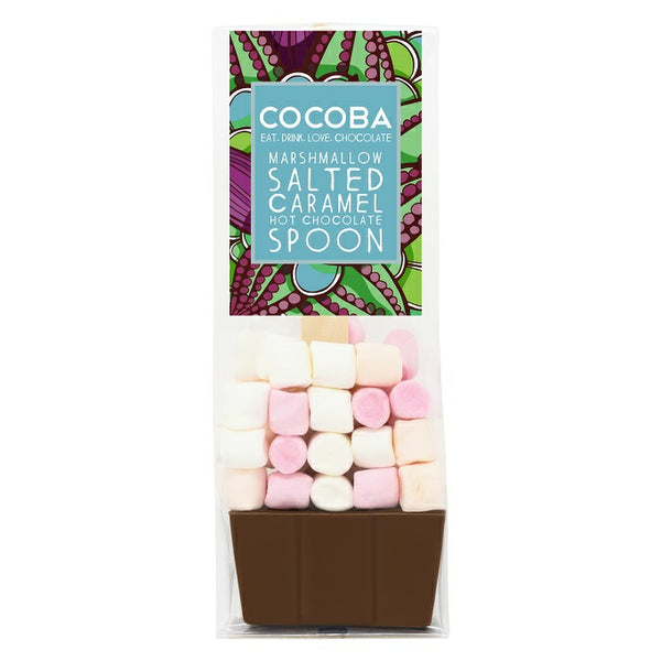 Cocoba Marshmallow Salted Caramel Hot Chocolate Spoon (50g) - The Pop ...